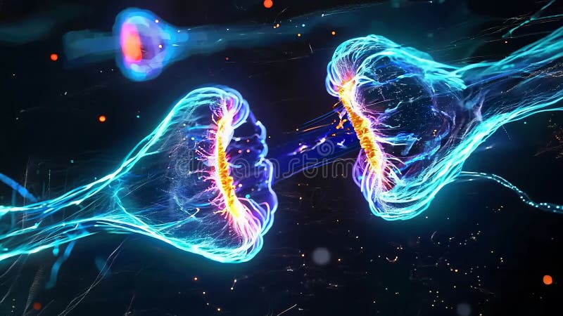 Neural Pathway: Intricate Representation of Nerve Synapse, Connection ... Neural Pathway: Intricate Representation of Nerve Synapse, Connection ...
