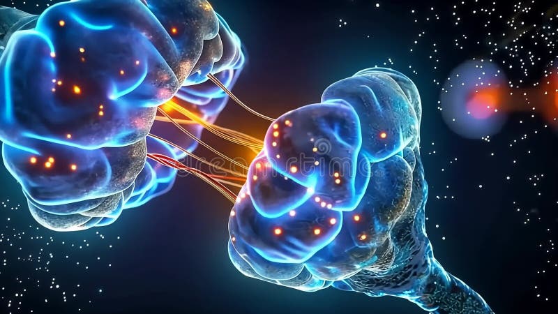 Neural Pathway: Intricate Representation of Nerve Synapse, Connection ... Neural Pathway: Intricate Representation of Nerve Synapse, Connection ...