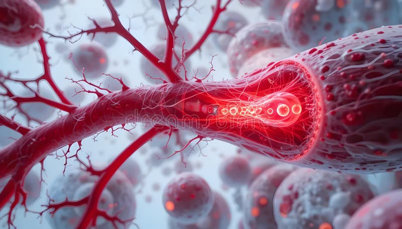 Neural Pathway Transmission Stock Illustration - Illustration of twig ...