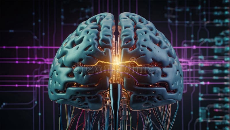 Neuralink Technology, Chipset and Brain, Using Generative Ai Stock ...