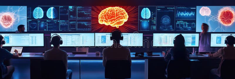 Neuro Testing Equipment in Modern Lab with Diverse Participants ...