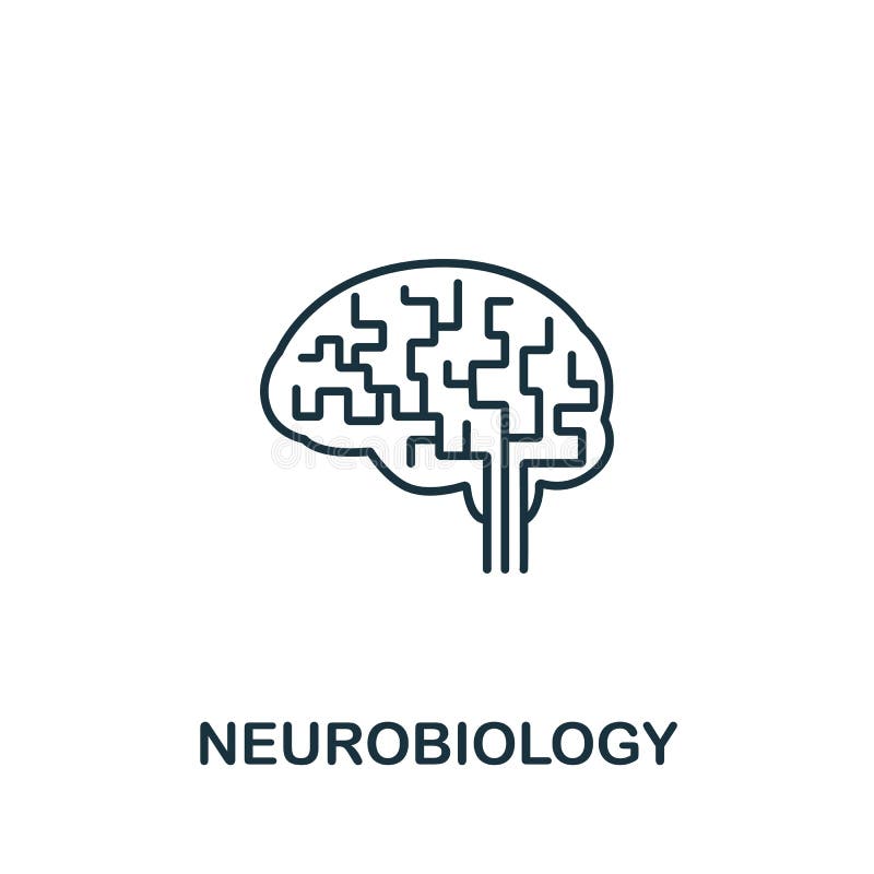 Neurobiology Icon from Science Collection. Simple Line Element ...