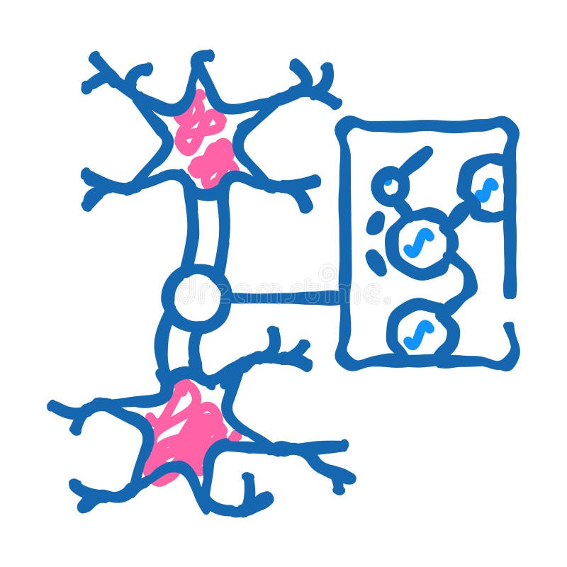 Neurochemistry Neuroscience Neurology Icon Doodle Illustration Stock ... Neurochemistry Neuroscience Neurology Icon Doodle Illustration Stock ...