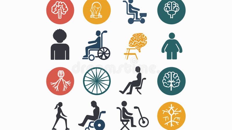 Neurodiversity and Disability Icon: Inclusion and Support Concept Stock ...
