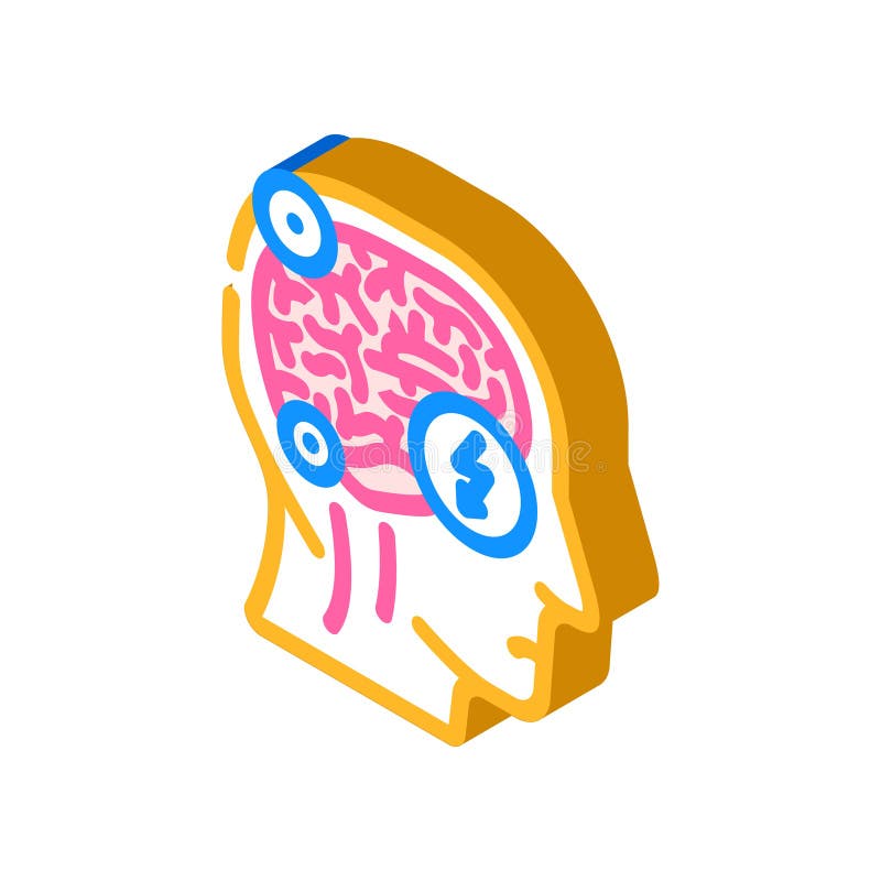 Neurological Disorders Isometric Icon Vector Illustration Stock Vector ...