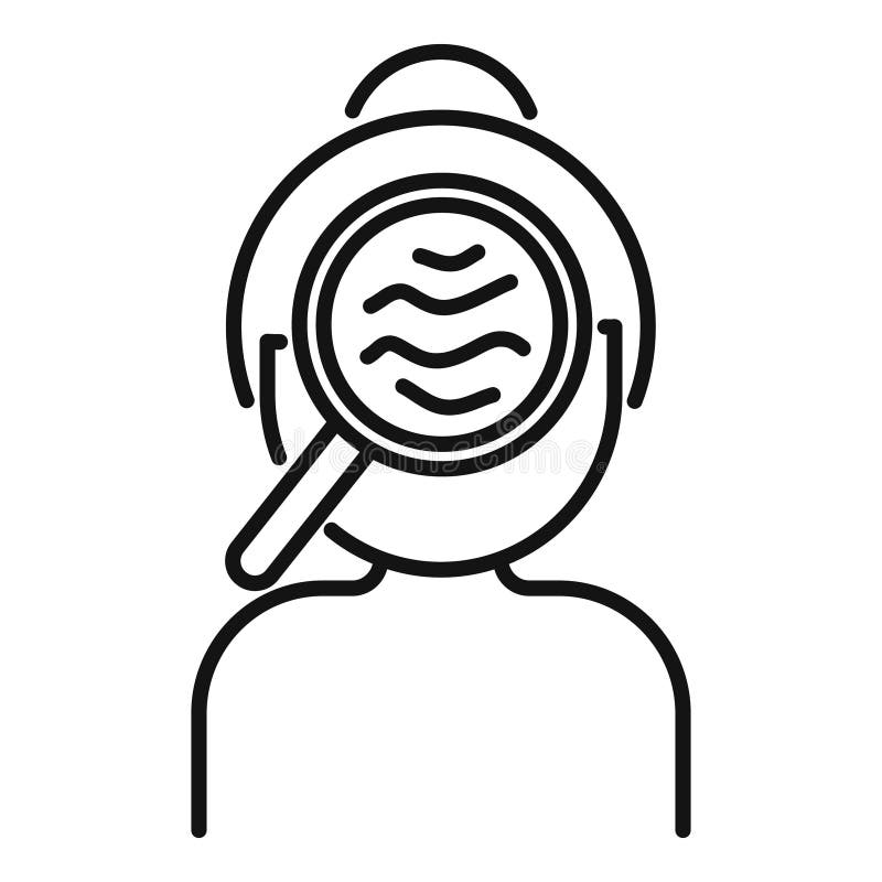 Magnifying Glass Brain Icon Stock Illustrations – 1,645 Magnifying ...