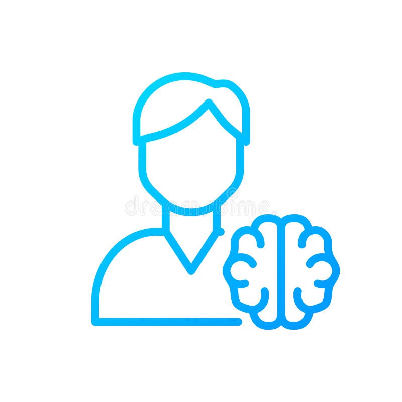 Neurology Pixel Perfect Gradient Linear Vector Icon Stock Vector ...