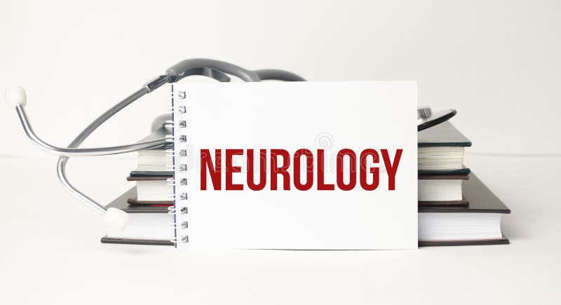 Neurology Word on White Notepad and Stethoscope on White Desk Stock ...