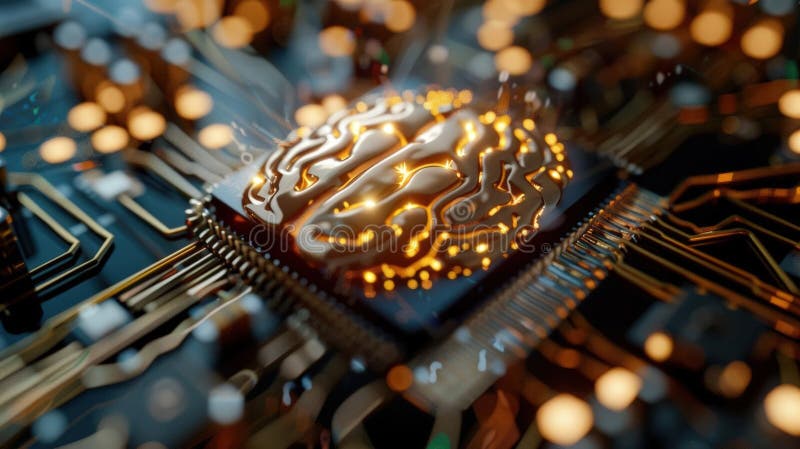 Neuromorphic Computing Tactile Sensing Stock Illustration ...