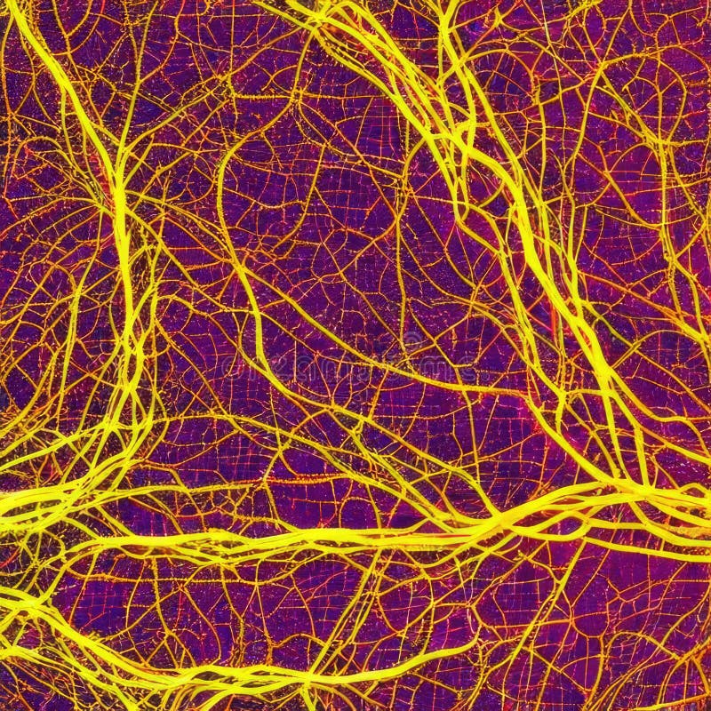 Neuron Cell Network Model Generative Ai Stock Illustration