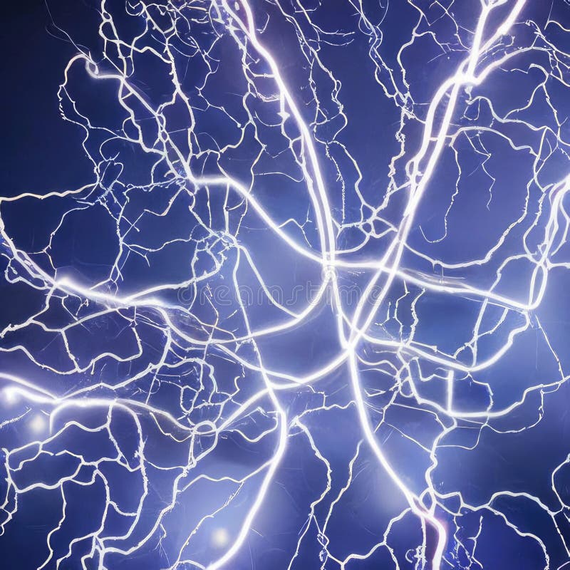 Neuron Cell Network Model. Generative AI Stock Illustration ...