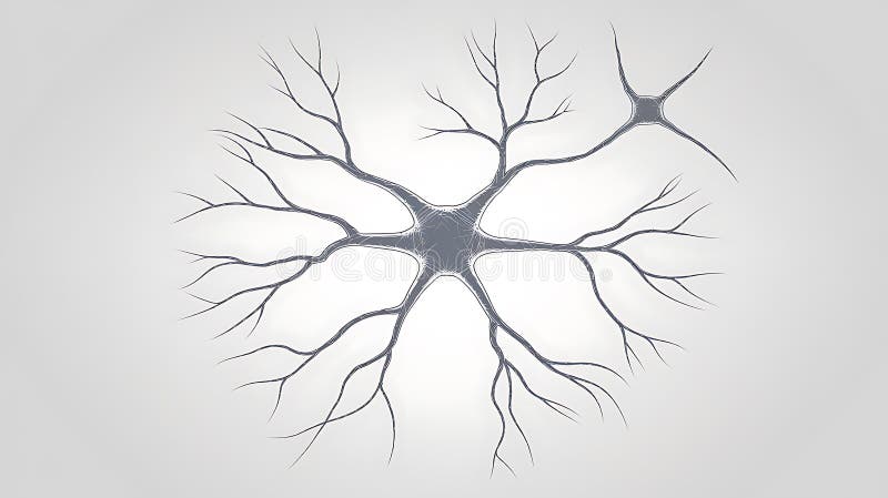 Neuron Cell Structure Dendrites, Axon, Synapse, Neural Network, Brain ...