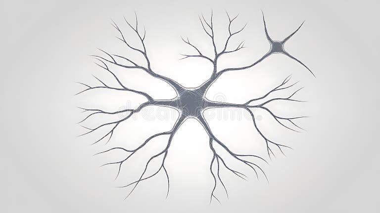 Neuron Cell Structure Dendrites, Axon, Synapse, Neural Network, Brain ...