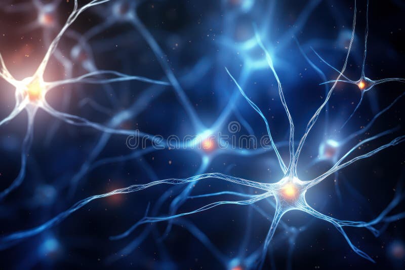 Neuron Cells Knots. Generate Ai Stock Photo - Image of green ... Neuron Cells Knots. Generate Ai Stock Photo - Image of green ...