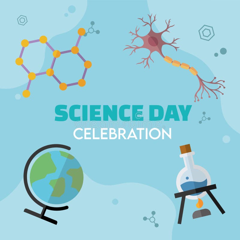 Neuron and Globe Science Art. Vector Stock Illustration - Illustration ...