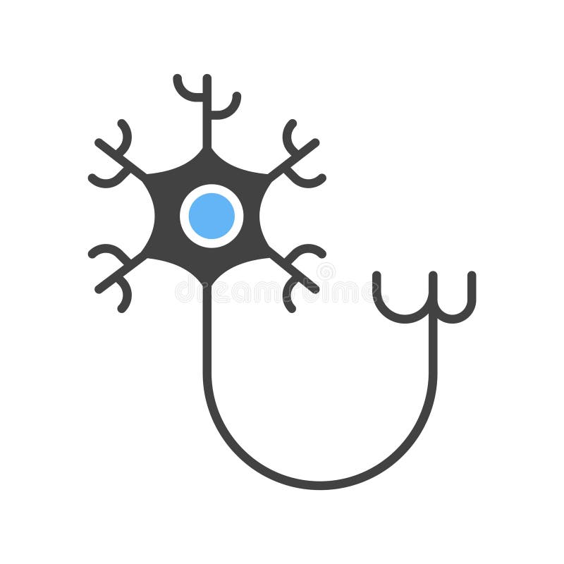 Neuron Icon Image. stock vector. Illustration of creative - 290214264