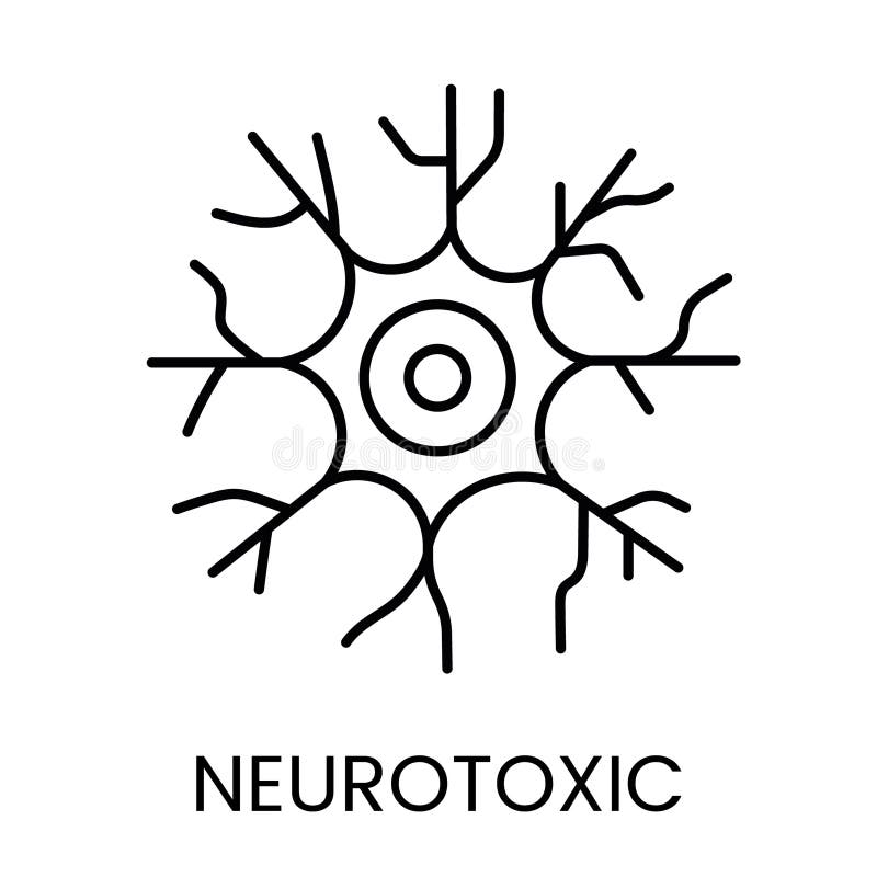 A Neuron Inspired Icon in Vector, with a Circular Layout Symbolizing ...