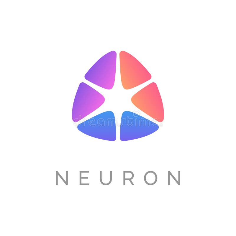 Neuron logo icon stock vector. Illustration of molecular - 79657811