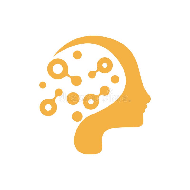 Neuron Logo Design Template Flat Vector Stock Vector - Illustration of ...