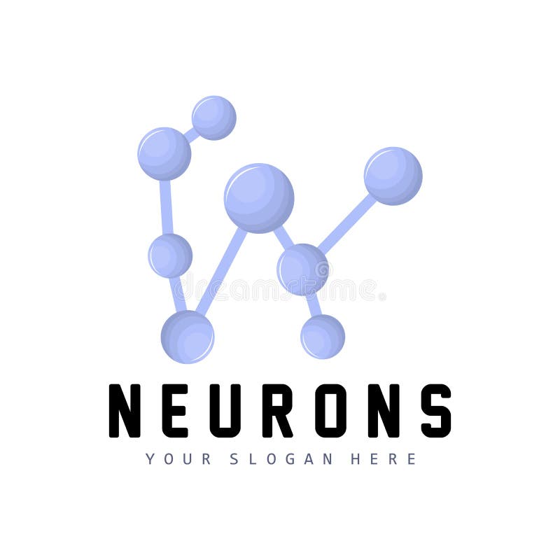 Neuron Logo, Molecule Logo Design, Vector and, Template Illustration ...