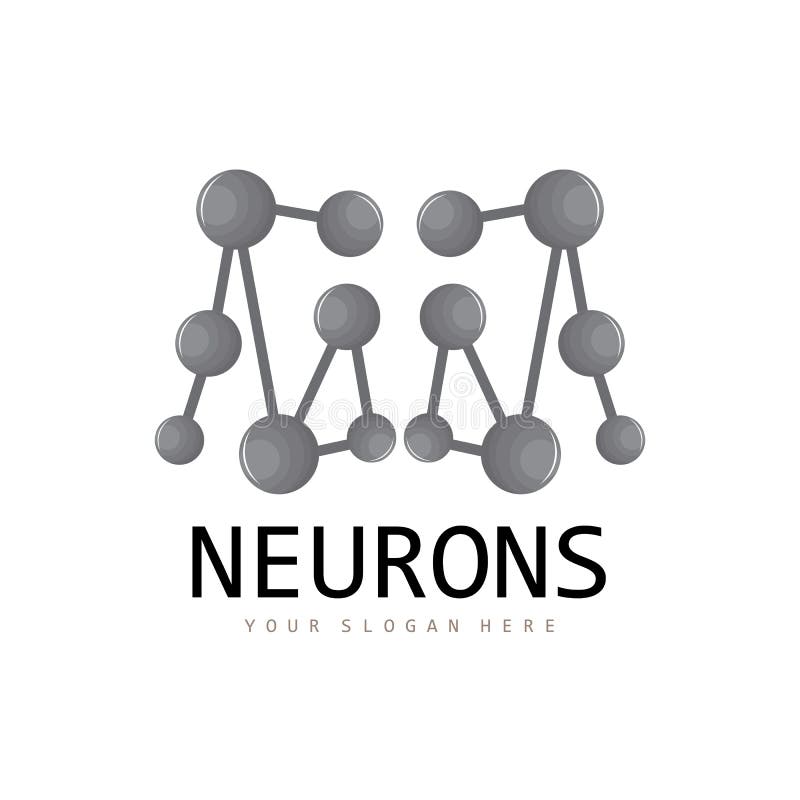Neuron Logo, Molecule Logo Design, Vector and, Template Illustration ...