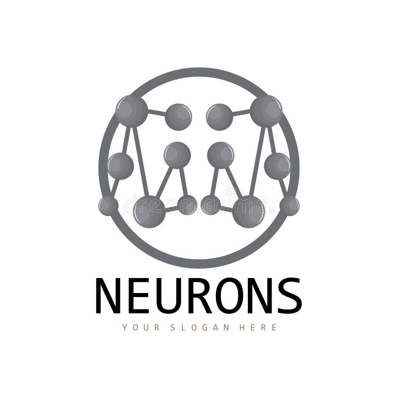 Neuron Logo, Molecule Logo Design, Vector and, Template Illustration ...