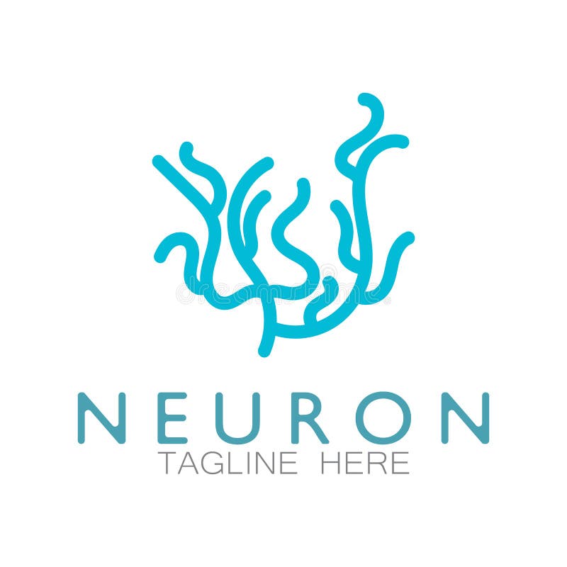 Neuron Logo or Nerve Cell Logo Design,molecule Logo Illustration ...