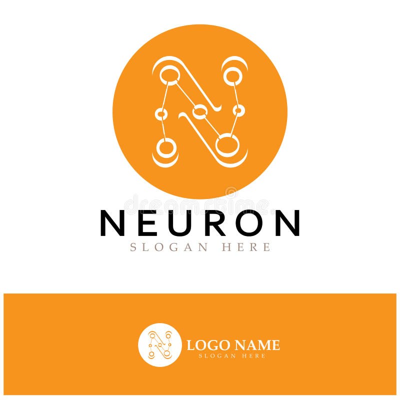Neuron Logo or Nerve Cell Logo Design,molecule Logo Illustration ...