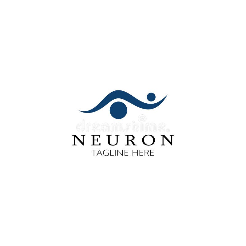 Neuron Logo or Nerve Cell Logo Design,molecule Logo Illustration ...