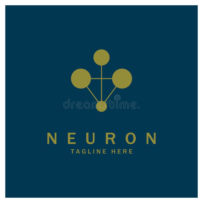 Neuron Logo or Nerve Cell Logo Design,molecule Logo Illustration ...