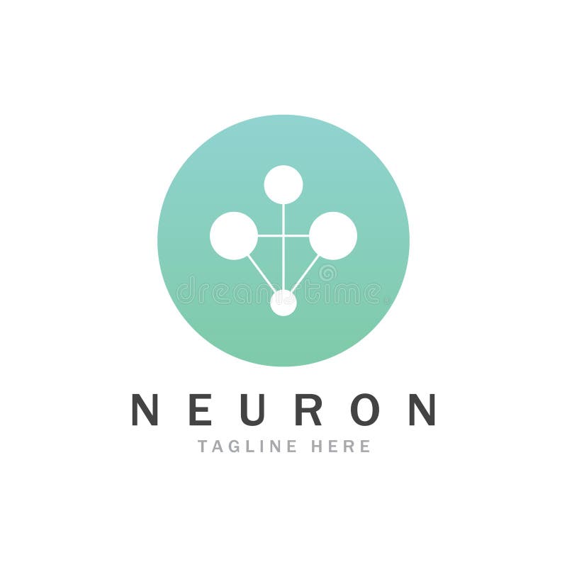 Neuron Logo or Nerve Cell Logo Design,molecule Logo Illustration ...