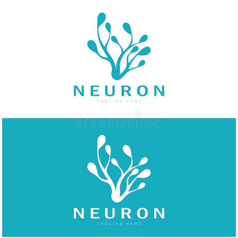 Neuron Logo or Nerve Cell Logo Design,molecule Logo Illustration ...