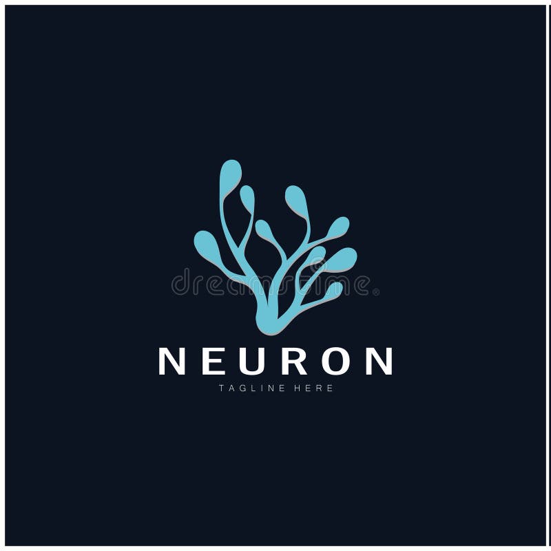 Neuron Logo or Nerve Cell Logo Design,molecule Logo Illustration ...