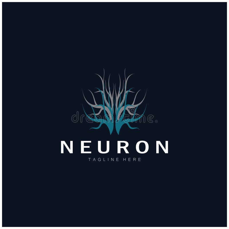 Neuron Logo or Nerve Cell Logo Design,molecule Logo Illustration ...