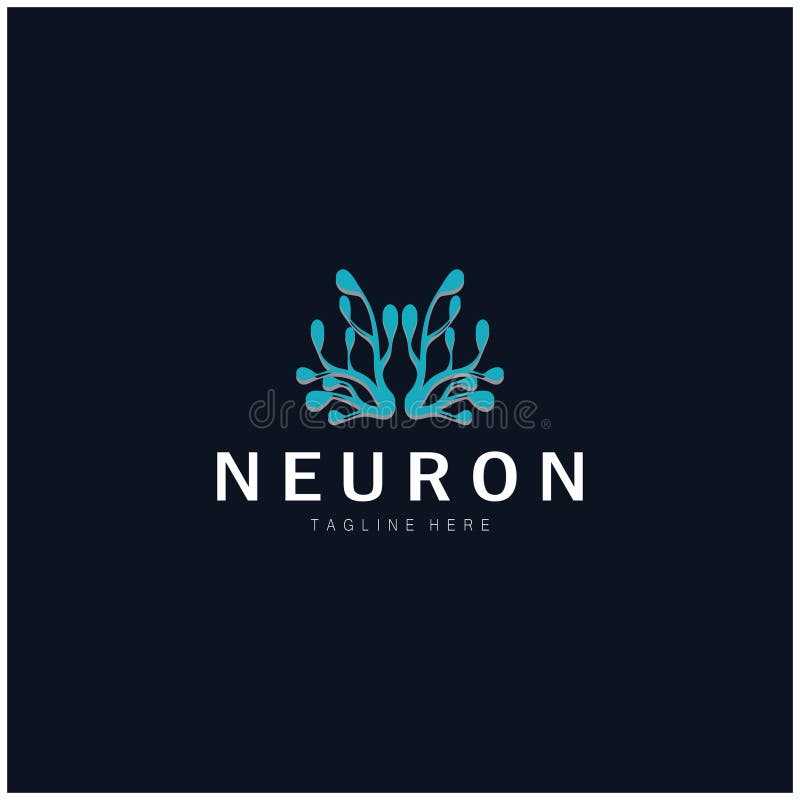 Neuron Logo or Nerve Cell Logo Design,molecule Logo Illustration ...