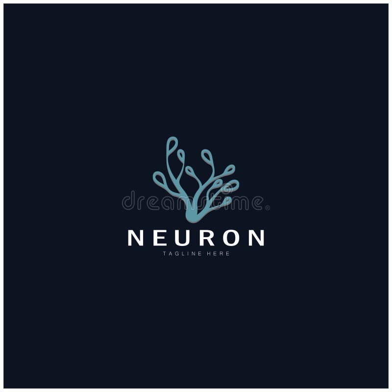 Neuron Logo or Nerve Cell Logo Design,molecule Logo Illustration ...