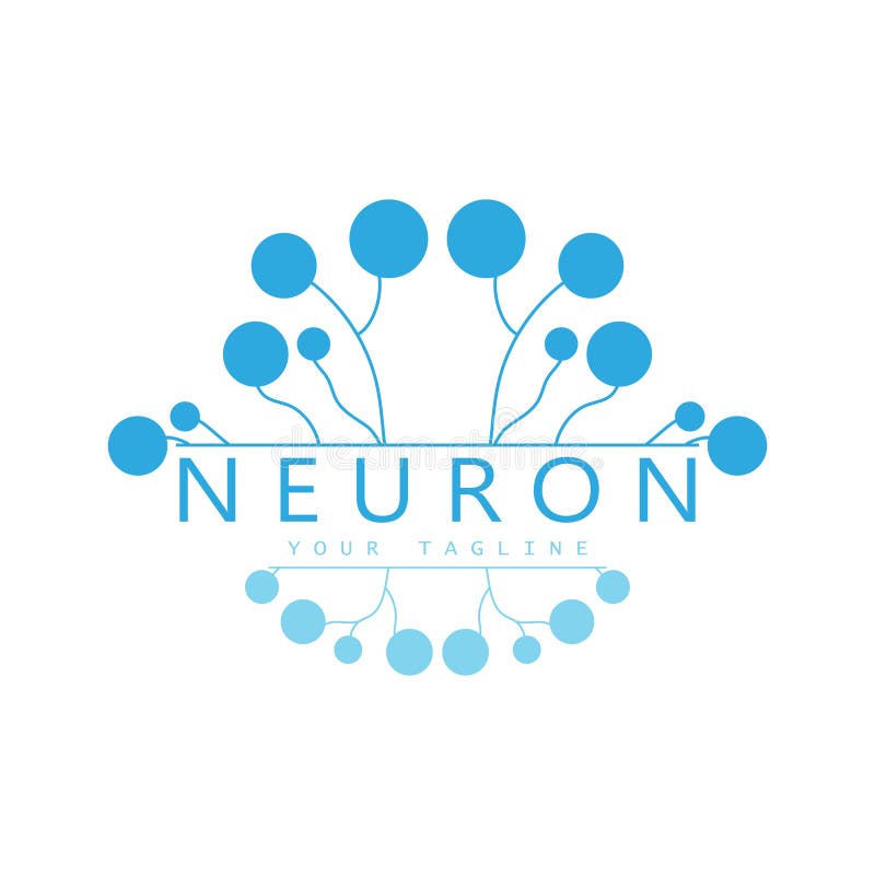 Neuron Logo or Nerve Cell Logo Design,molecule Logo Illustration ...