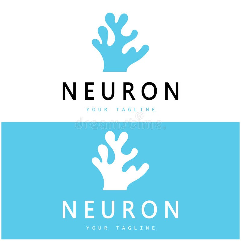 Neuron Logo or Nerve Cell Logo Design,molecule Logo Illustration ...