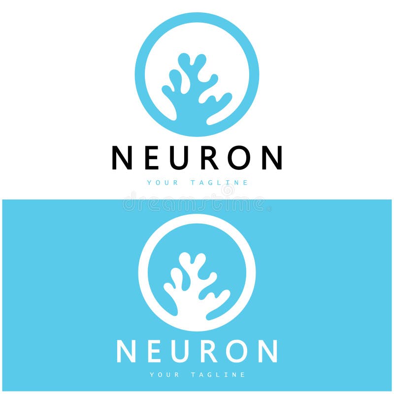 Neuron Logo or Nerve Cell Logo Design,molecule Logo Illustration ...