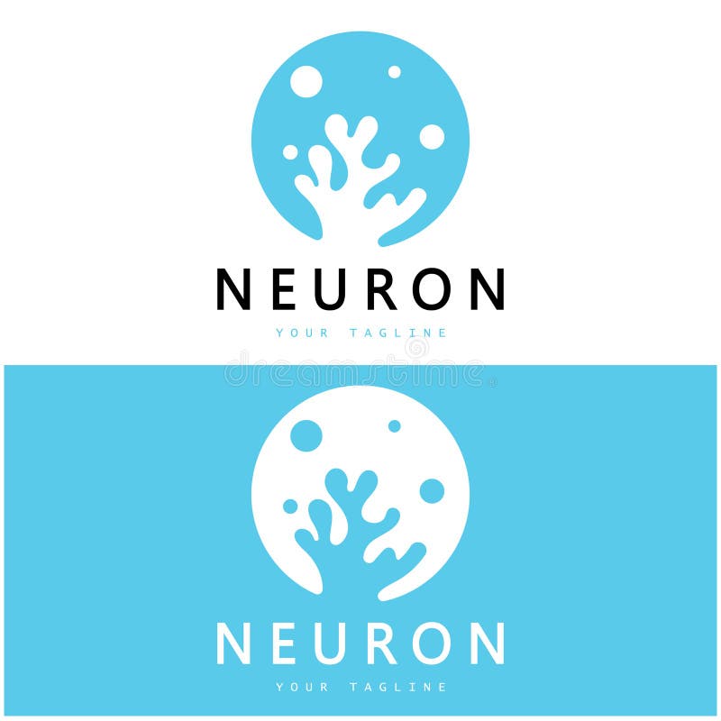 Neuron Logo or Nerve Cell Logo Design,molecule Logo Illustration ...