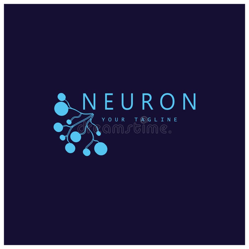 Neuron Logo or Nerve Cell Logo Design,molecule Logo Illustration ...
