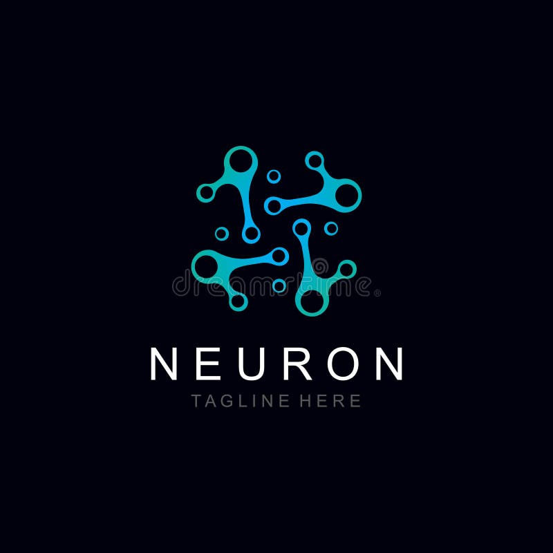 Neuron Logo or Nerve Cell Healthy Abstract Molecule Design Template ...