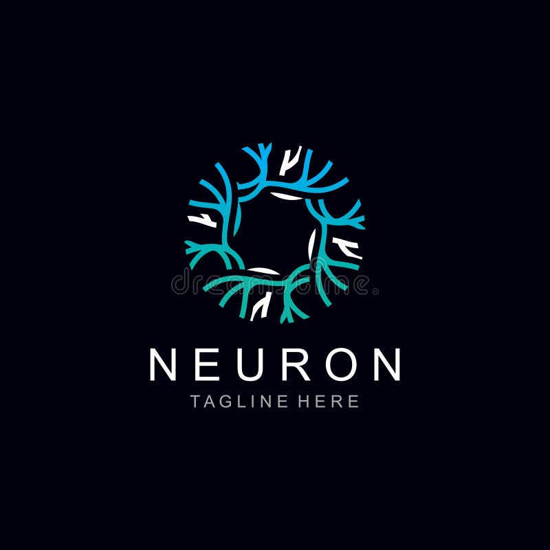 Neuron Logo or Nerve Cell Healthy Abstract Molecule Design Template ...
