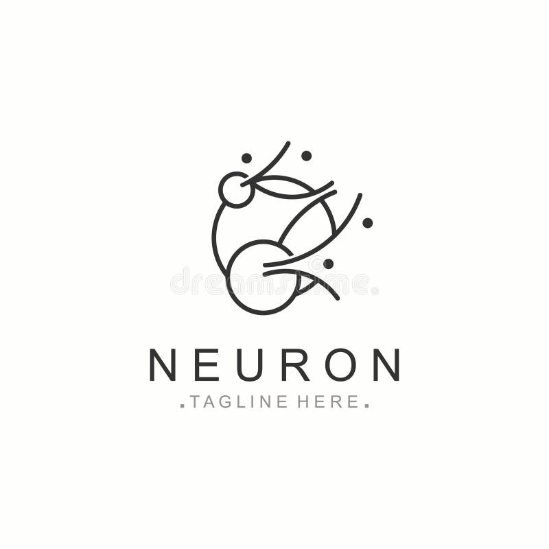 Neuron Logo or Nerve Cell Healthy Abstract Molecule Design Template ...