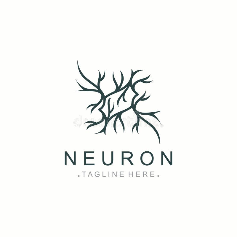 Neuron Logo or Nerve Cell Healthy Abstract Molecule Design Template ...