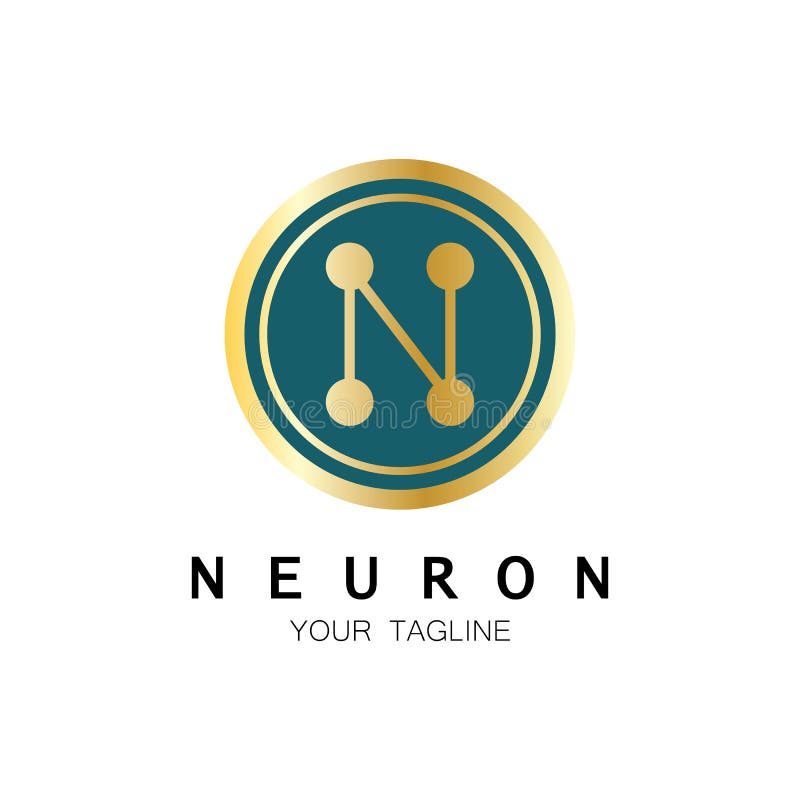 Neuron Logo or Nerve Cell Logo Design,molecule Logo Illustration ...