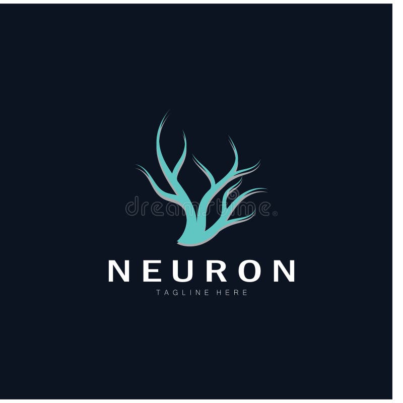Neuron Logo or Nerve Cell Logo Design,molecule Logo Illustration ...