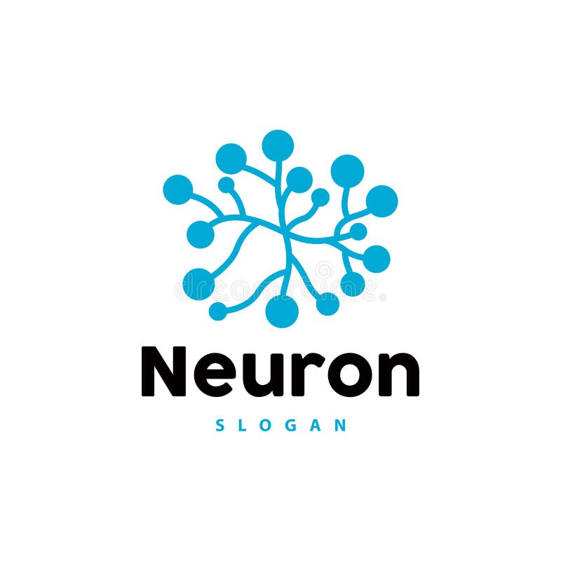 Neuron Logo, Neuron Nerve or Seaweed Vector Abstract Molecule Design ...