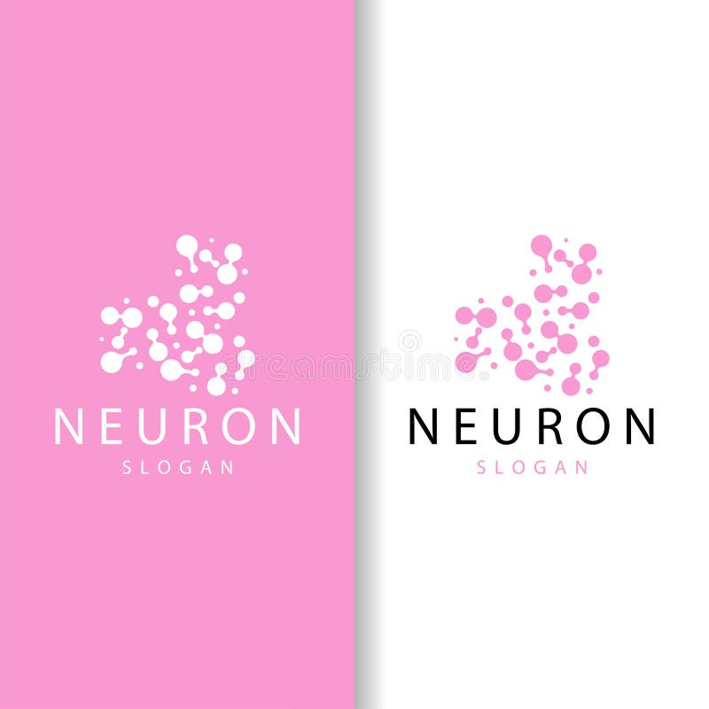 Neuron Logo, Neuron Nerve or Seaweed Vector Abstract Molecule Design ...