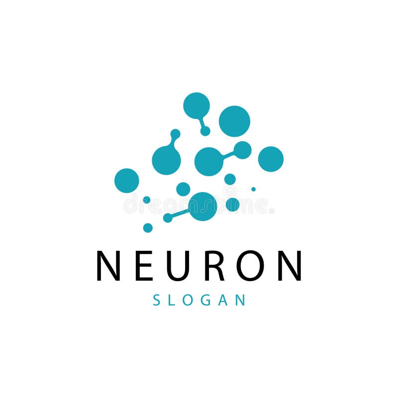 Neuron Logo, Molecule Logo Design, Vector and, Template Illustration ...